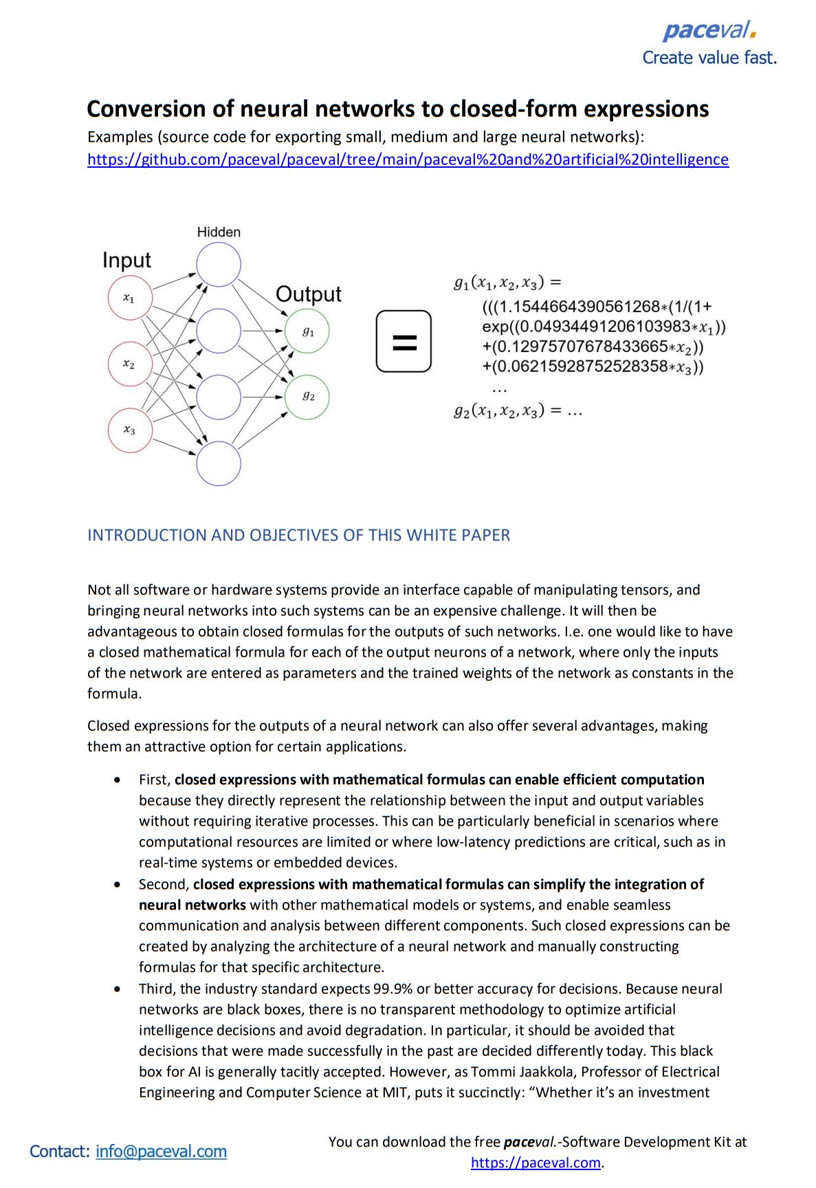paceval.® - the mathematical engine paceval Download the mathematical ...